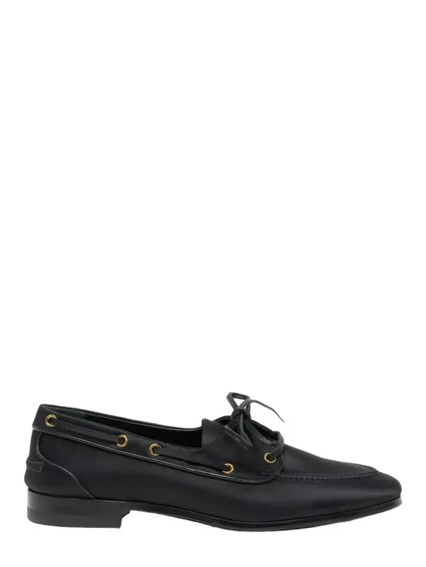Bally Plume Lace-up Loafers - Black