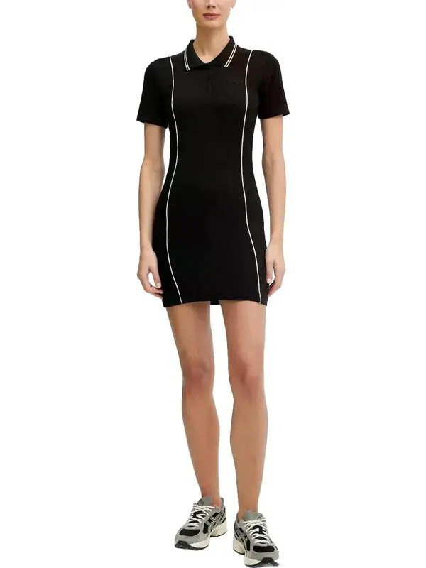 Guess Peony Piped Mini Dress - Black