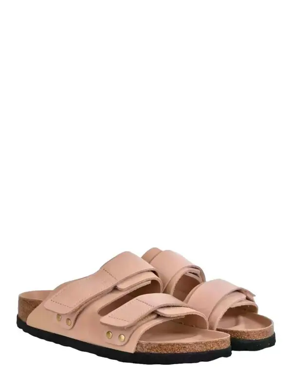 BIRKENSTOCK Uji Touch-strap Leather Sandals - Neutrals