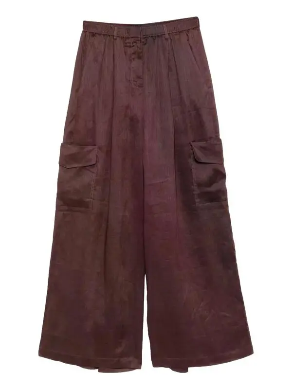 ISABELLE BLANCHE Wide-leg Palazzo Pants - Brown