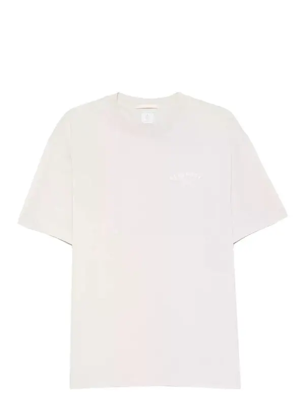 Eleventy Logo-print T-shirt - Neutrals
