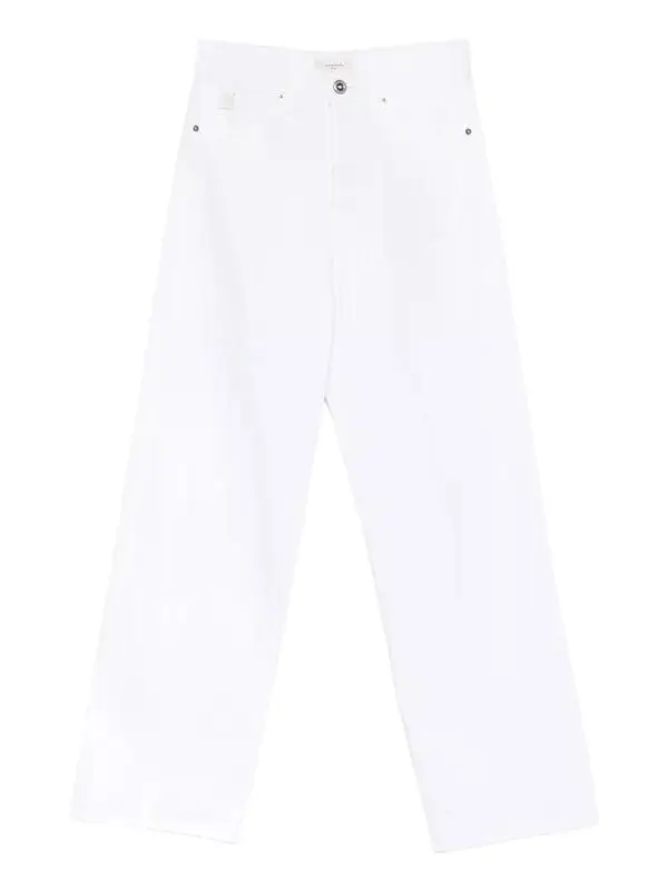 Jacob Cohen Grace Wide Leg Jeans - White
