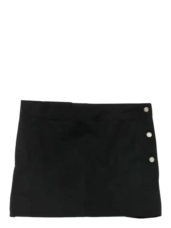 JUUN.J Buttoned Panelled Skort - Black
