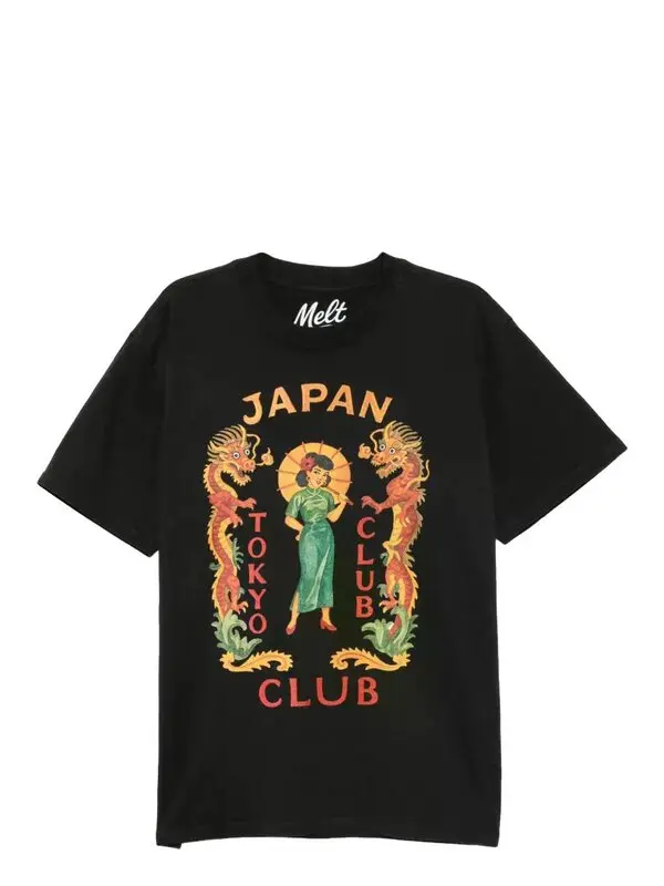 MELT Graphic-print T-shirt - Black
