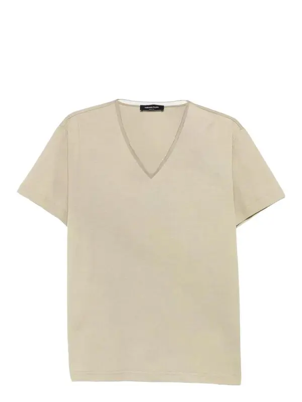 Fabiana Filippi V-neck Short-sleeve T-shirt - Neutrals