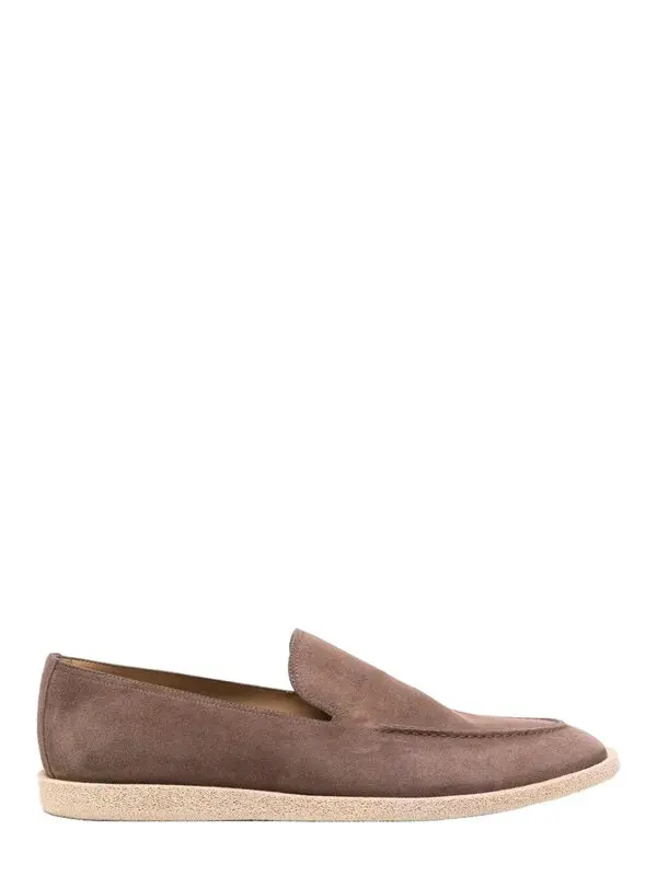 Neil Barrett Almond-toe Loafers - Brown