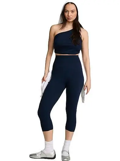 Pink Anywear Capri Leggings - Blue