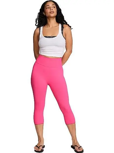 Pink Anywear Capri Leggings - Pink