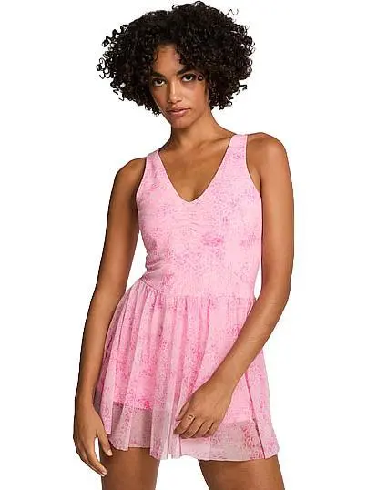 Pink Relay™ V-neck Mini Dress - Print