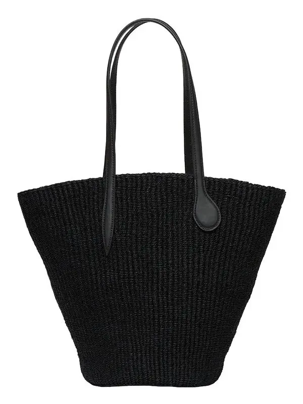 LIFFNER Straw Basket - Black