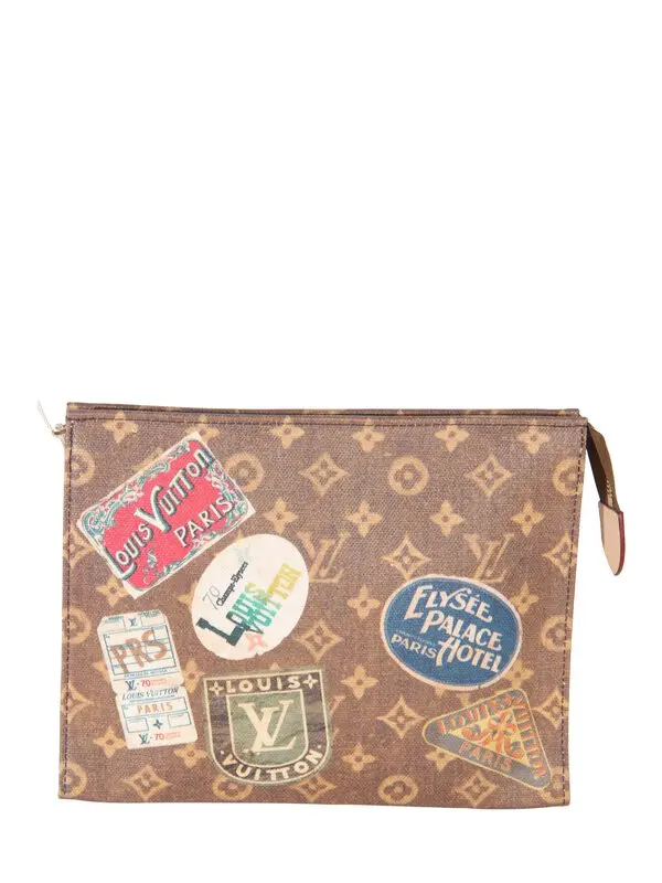 LOUIS VUITTON Monogram Flight Mode Toiletry Pouch 26 - Brown
