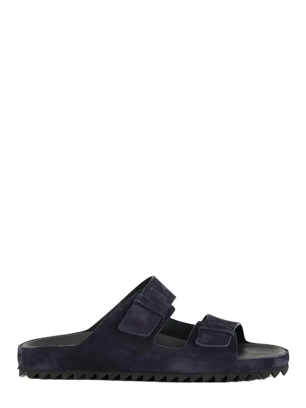 Officine Creative Agorà 010 Suede Slide Sandals - Blue