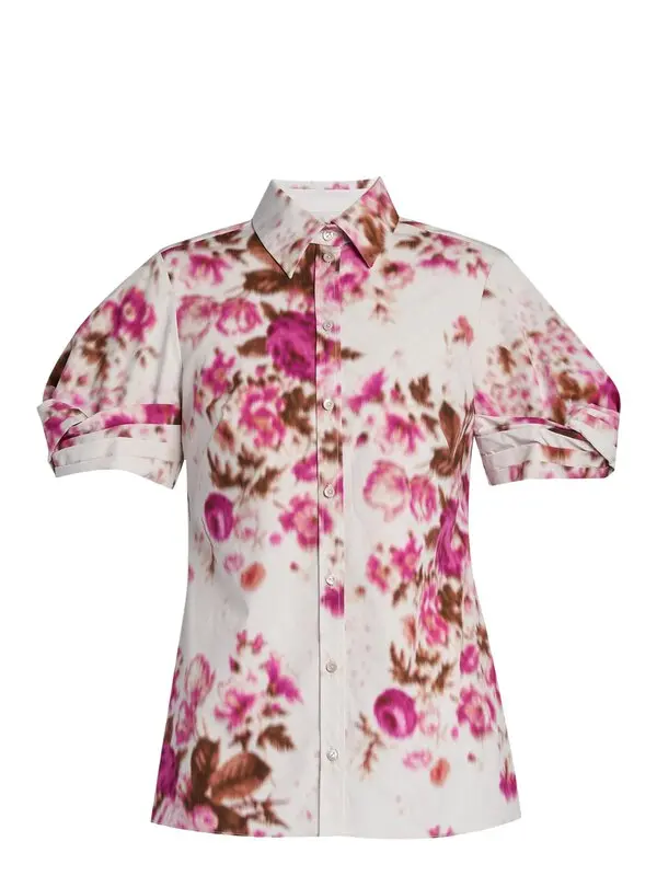 Erdem Floral Print Blouse - Pink