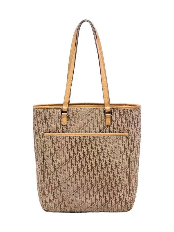 Dior Diorissimo Trotter Canvas Tote Bag - Neutrals