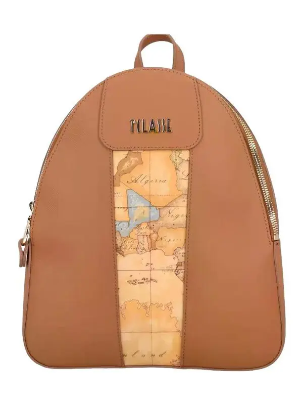 ALVIERO MARTINI 1° CLASSE Graphic Print Backpack - Brown