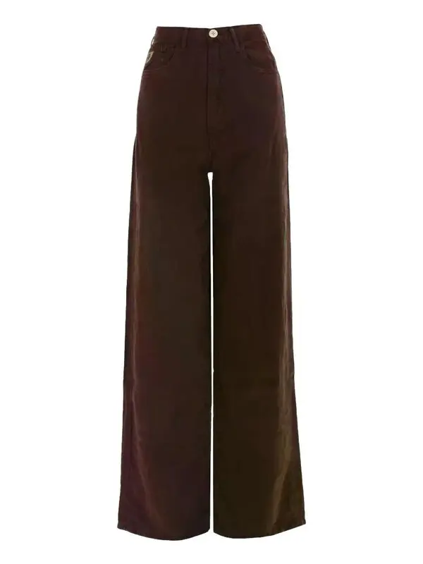LOIS Five-pocket Wide Leg Jeans - Brown