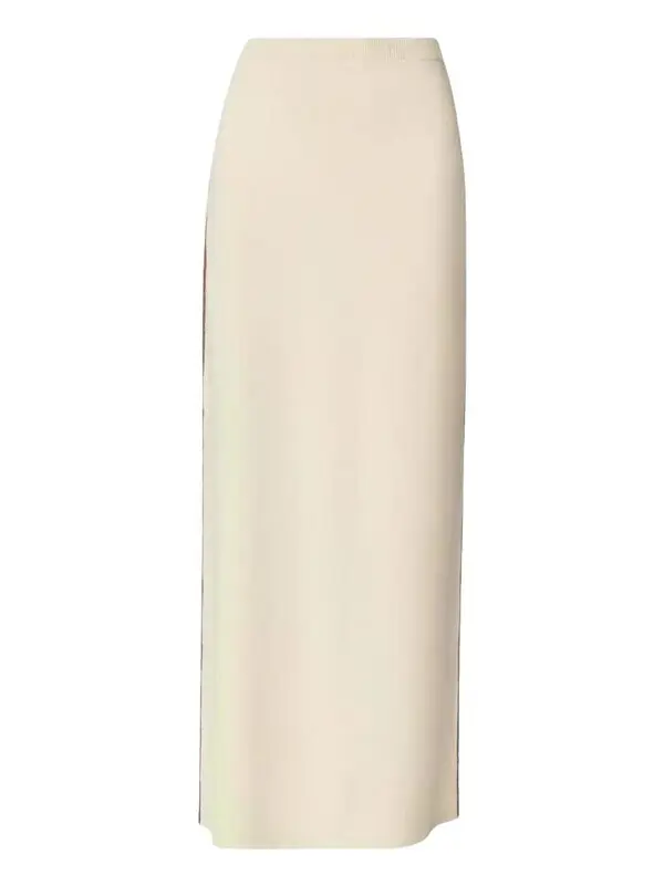 Fabiana Filippi Contrast-trim Pencil Skirt - Neutrals