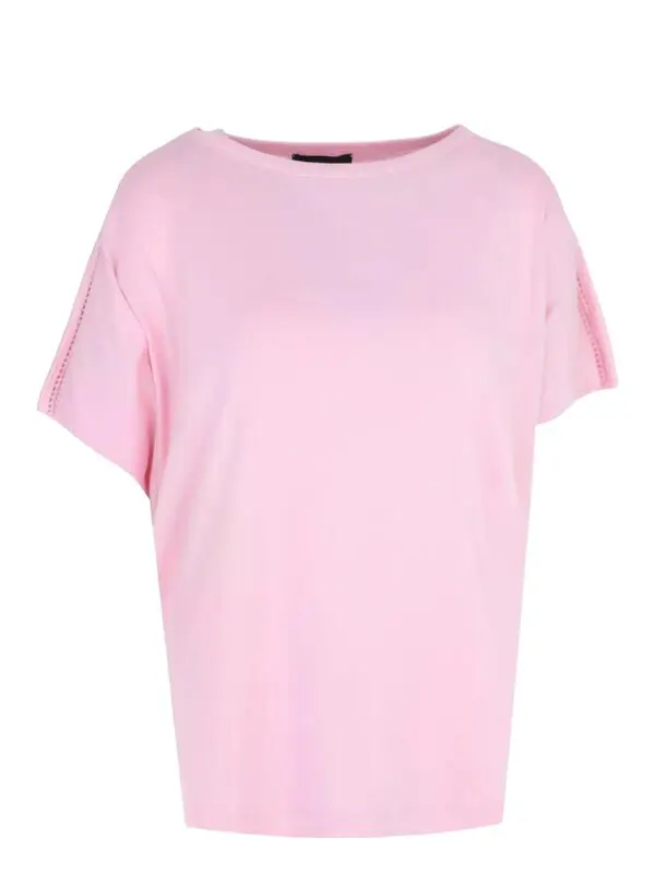 Fabiana Filippi Ribbed Knit T-shirt - Pink