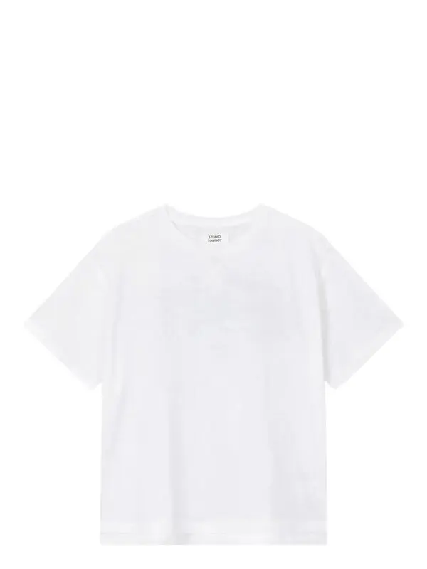 STUDIO TOMBOY Back-print T-shirt - White