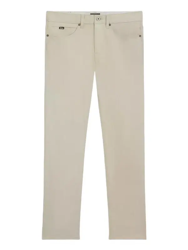 BOSS Five-pocket Brushed Italian Denim Jeans - Neutrals