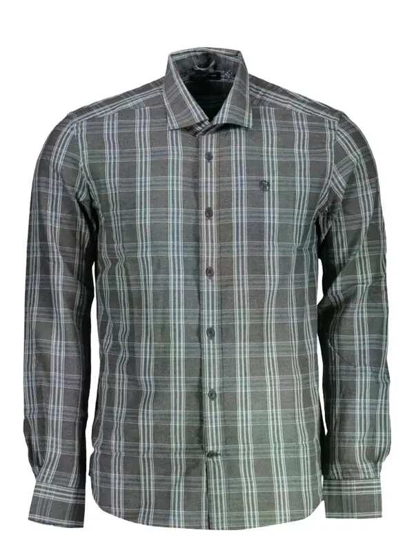NORTH SAILS Button-down Checked Shirt - Brown