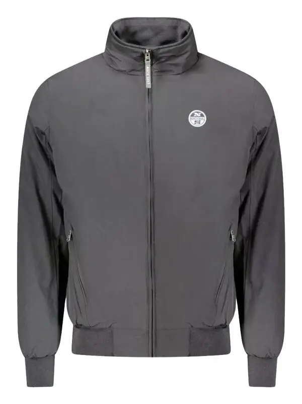 NORTH SAILS Logo-detail Bomber Jacket - Grey