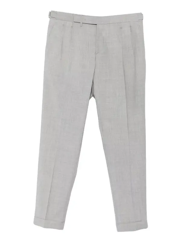 BRIGLIA 1949 Pleated Side-adjuster Trousers - Grey