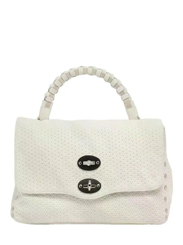 ZANELLATO Postina Studded Woven Tote Bag - Neutrals