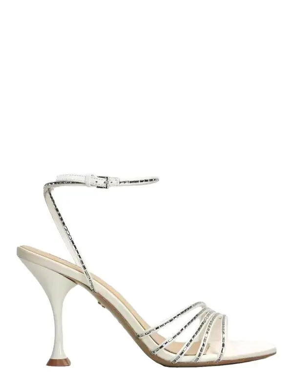 Lola Cruz Emma Heeled Sandals - White