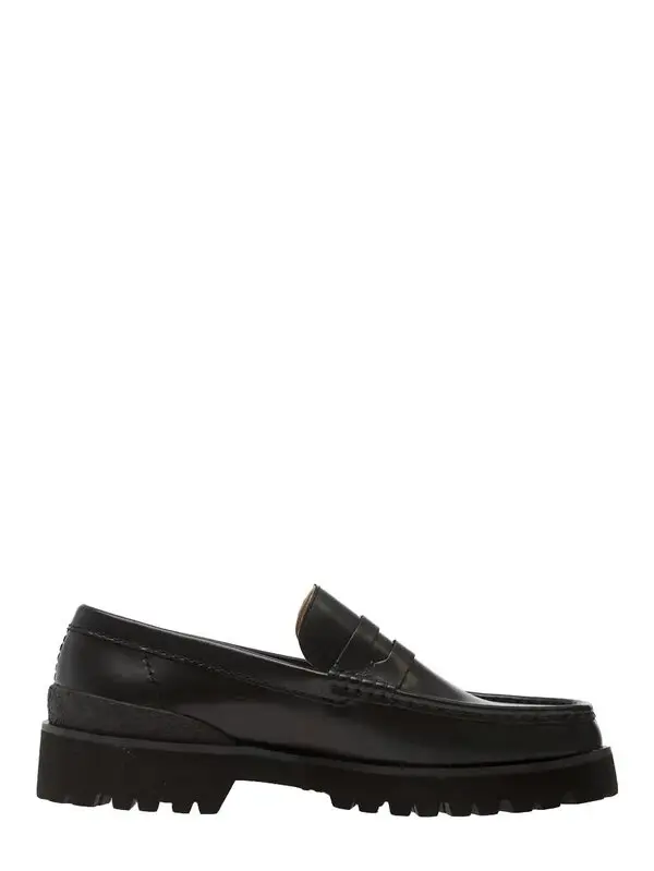 Clarks Yukoner Penny Loafers - Black