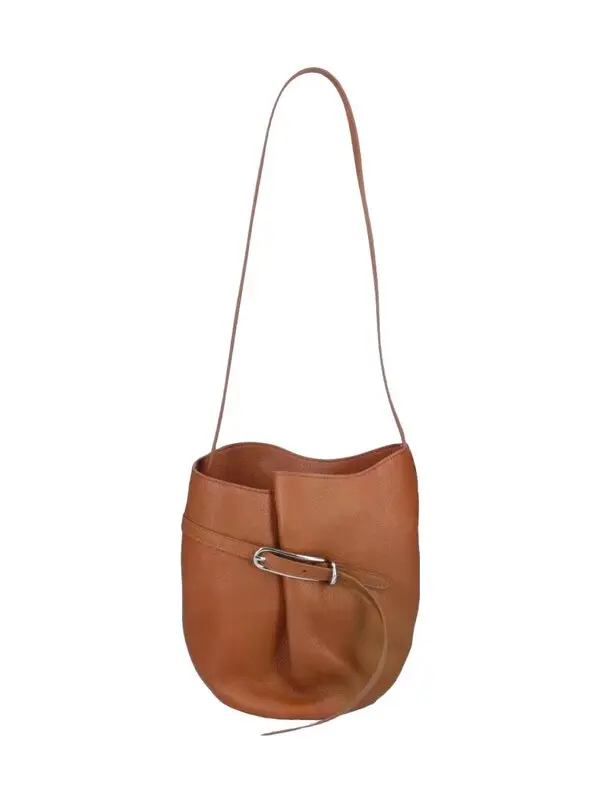 LIFFNER Belted Bucket Bag - Brown