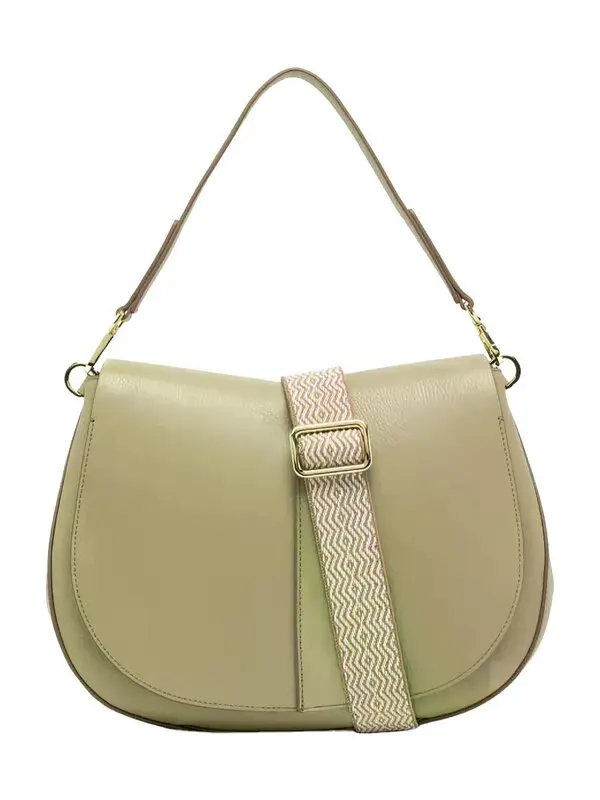 GIANNI CHIARINI Helena Round Shoulder Bag - Neutrals
