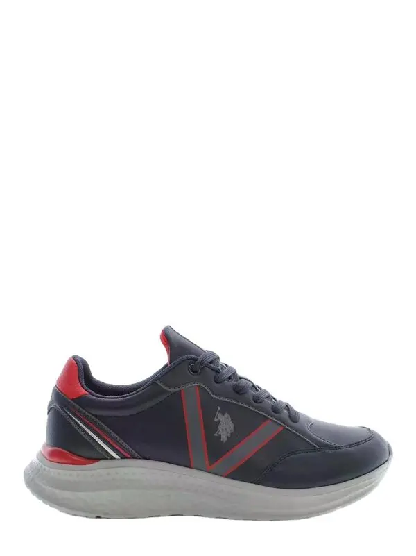 U.s. Polo Assn. Kaleb Logo-detail Sneakers - Blue