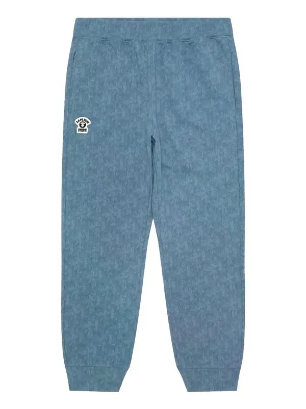 AAPE BY *A BATHING APE Aapenow Logo-patch Track Pants - Blue
