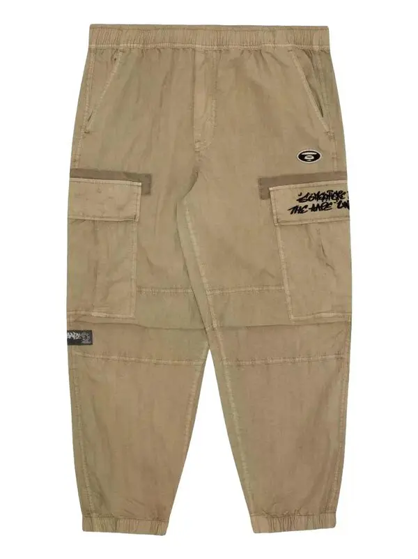 AAPE BY *A BATHING APE Moonface Patch Cargo Pants - Neutrals