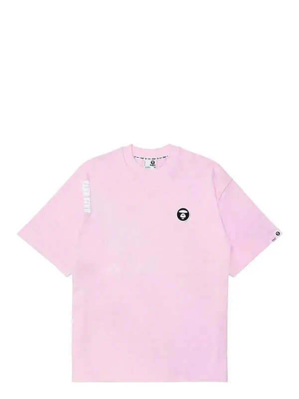 AAPE BY *A BATHING APE Moonface Embroidered Jacquard T-shirt - Black