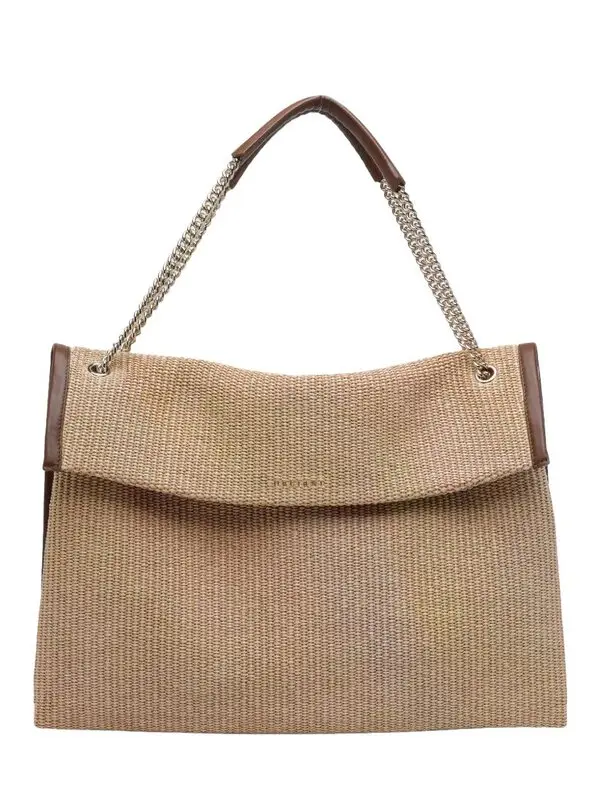 ORTIGNI Large Venus Shoulder Bag - Neutrals
