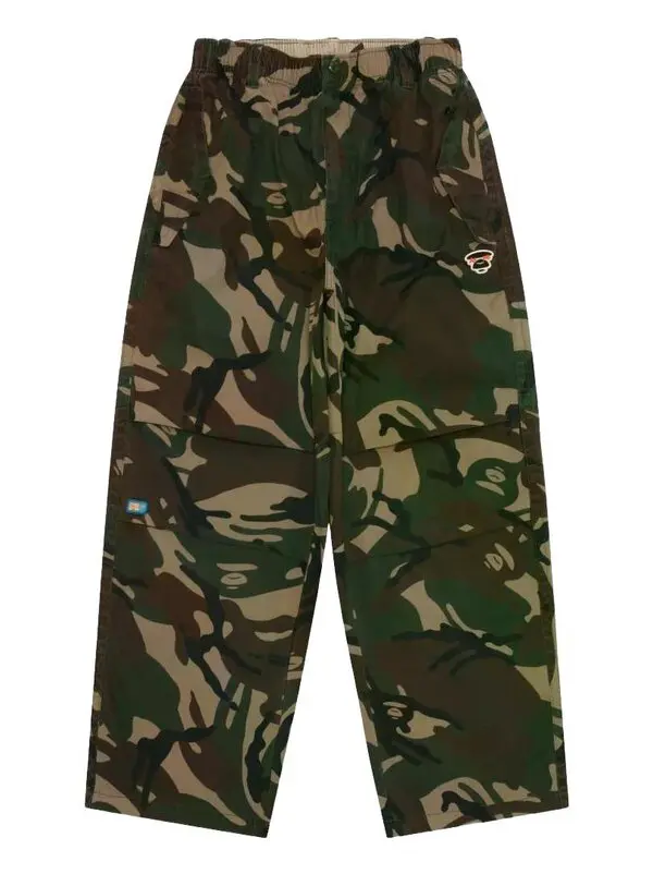 AAPE BY *A BATHING APE Camo-print Trousers - Green