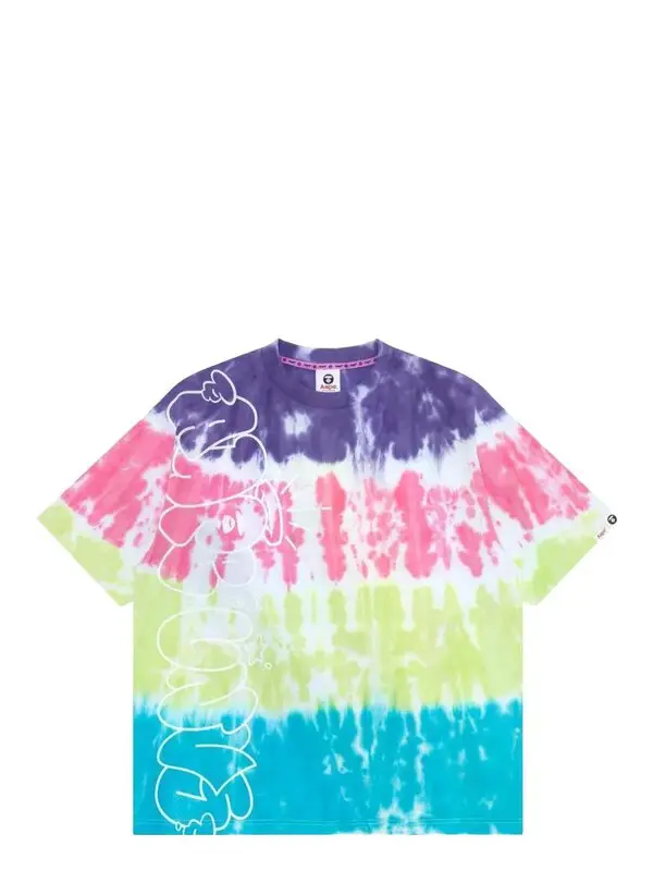 AAPE BY *A BATHING APE Moonface Tie-dye T-shirt - Multicolour
