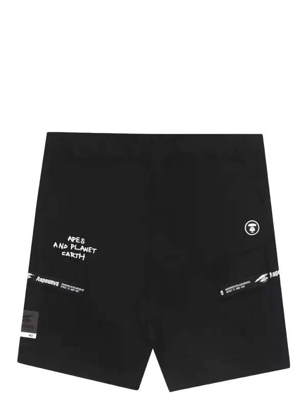 AAPE BY *A BATHING APE Moonface Cargo Shorts - Black
