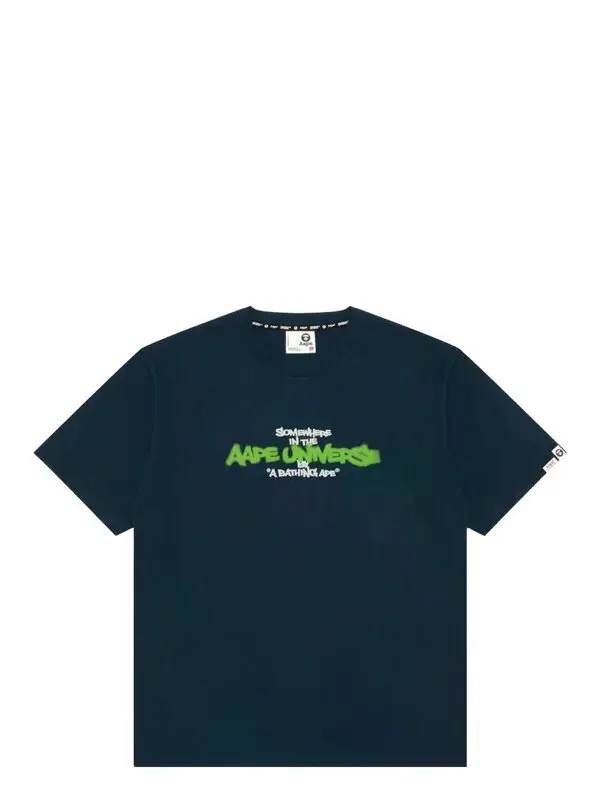 AAPE BY *A BATHING APE Aapeunvs Graphic-print T-shirt - Blue