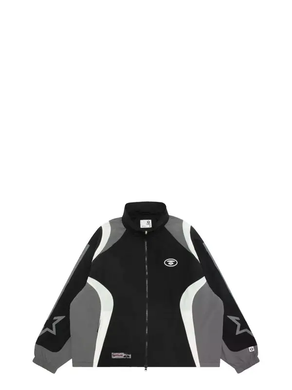 AAPE BY *A BATHING APE Moonface Zip-up Jacket - Black