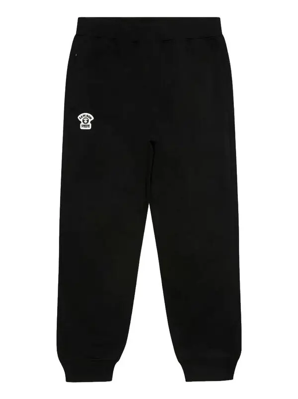 AAPE BY *A BATHING APE Aapenow Logo-patch Track Pants - Black