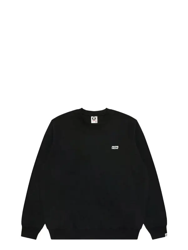 AAPE BY *A BATHING APE Aape Now Embroidered-logo Sweater - Black