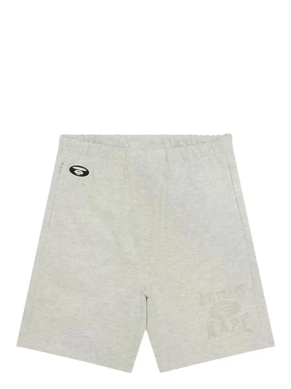 AAPE BY *A BATHING APE Logo-patch Track Shorts - Grey