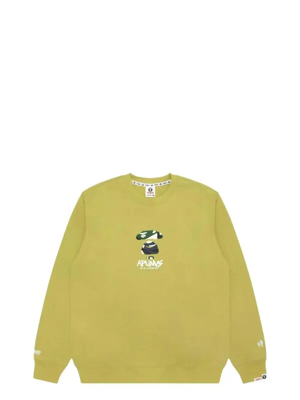 AAPE BY *A BATHING APE Graphic Print Sweatshirt - Black
