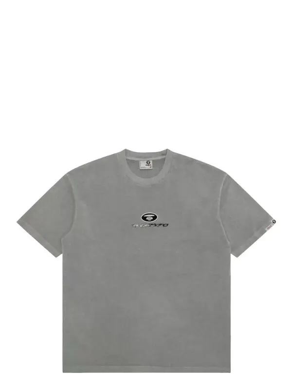 AAPE BY *A BATHING APE Moonface Graphic-print T-shirt - Grey