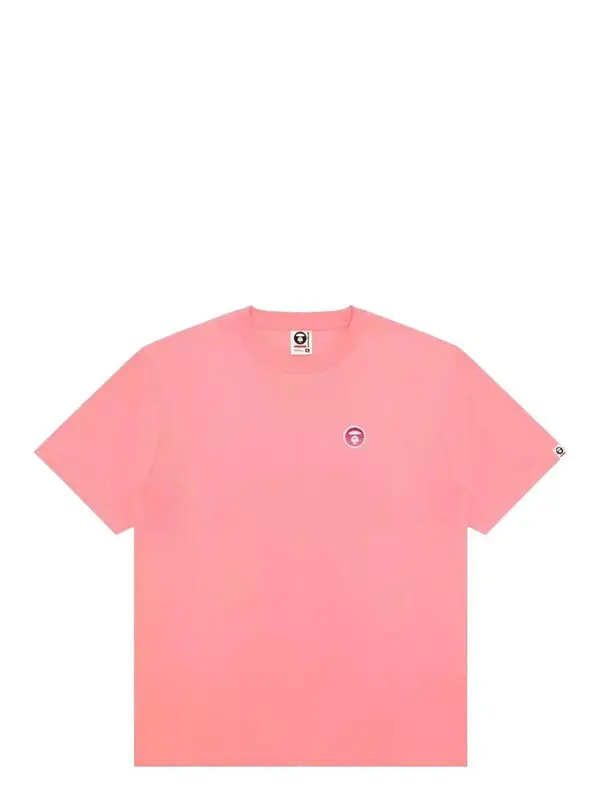 AAPE BY *A BATHING APE Moonface Embroidered T-shirt - Pink
