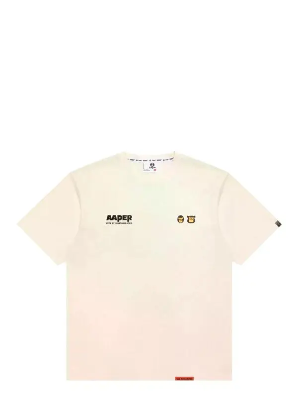 AAPE BY *A BATHING APE Aaper Ogo-patch T-shirt - Neutrals