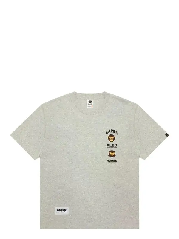 AAPE BY *A BATHING APE Graphic-print T-shirt - Grey